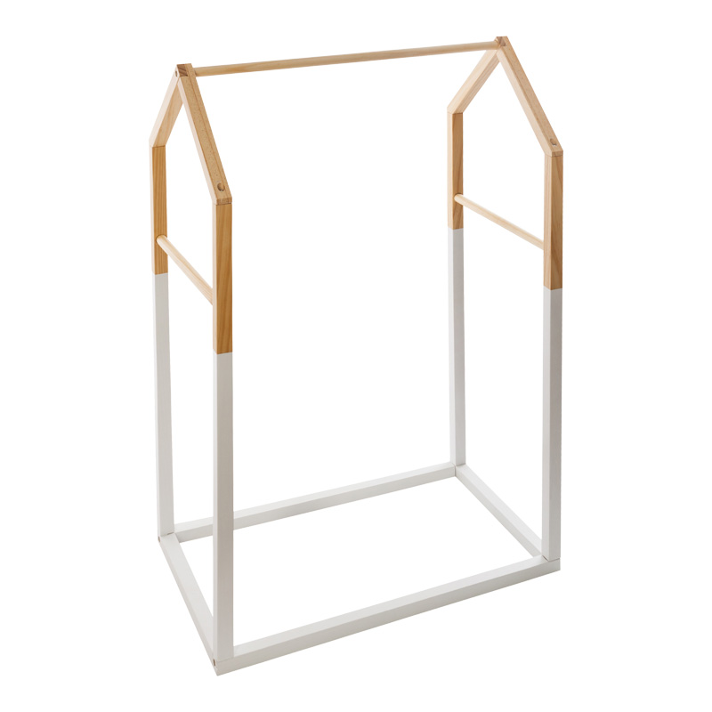 Детска закачалка Holen Складиште™ борово дрво во природна и бела боја ...