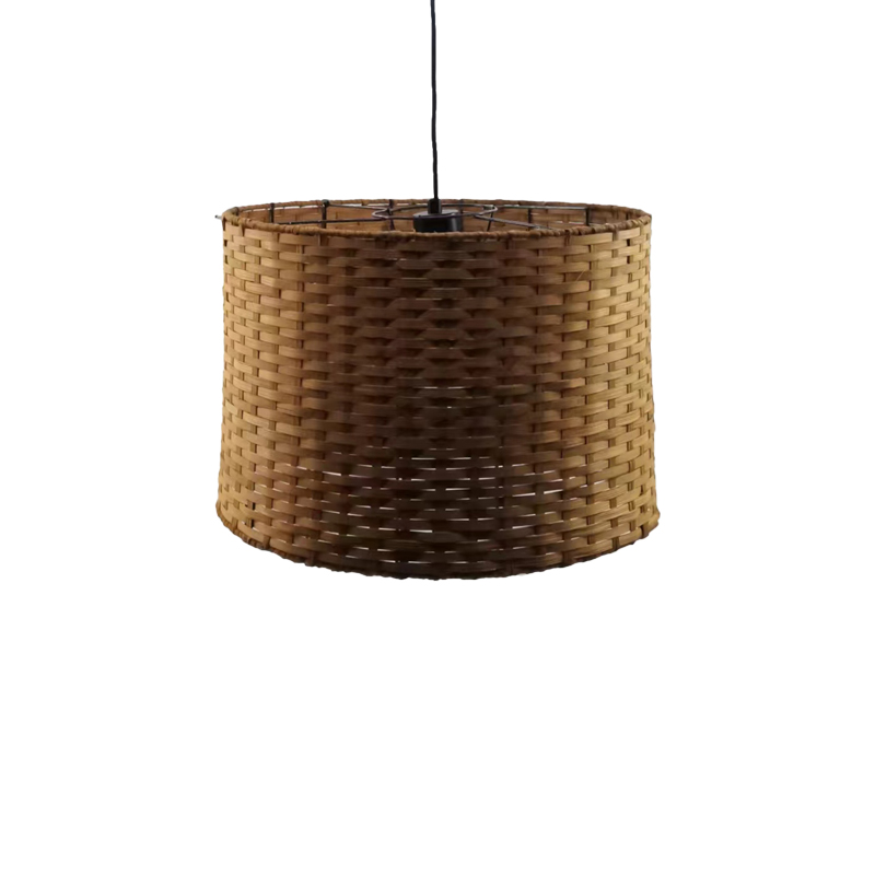 Плафонско светло Siwel Inart E27 бамбус во кафена боја D40χ27cm ...